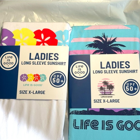 Life Is Good | Swim | Life Is Good Long Sleeve Sunshirt Ladies Girls ...